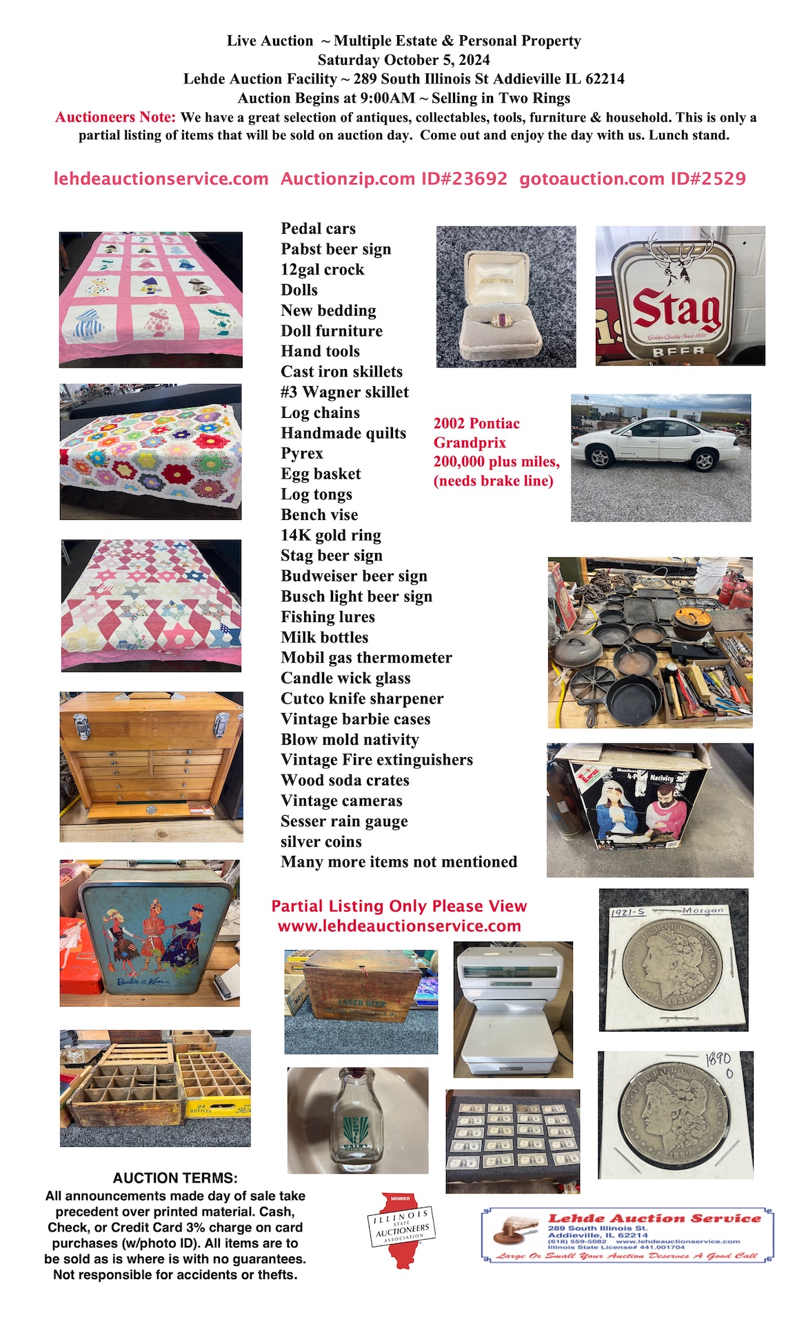 Lehde Auction Service – Large or Small, Your Auction Deserves a Good Call!